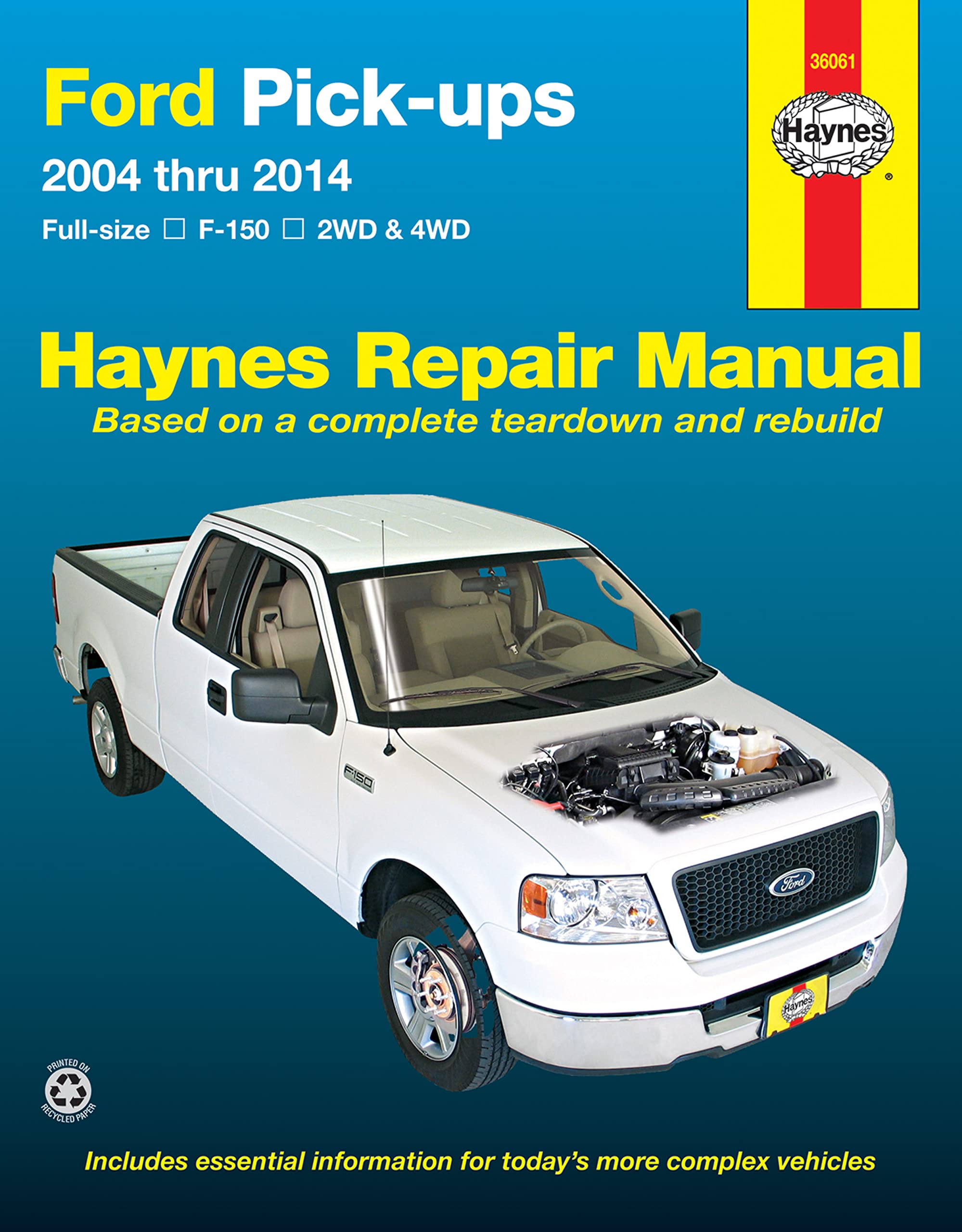 Ford petrol pick-ups F-150 2WD & 4WD (04-14) Haynes Repair Manual (Paperback)