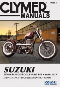 suzuki ls650 savage boulevard s40 motorcycle (1986-2015) clymer repair manual