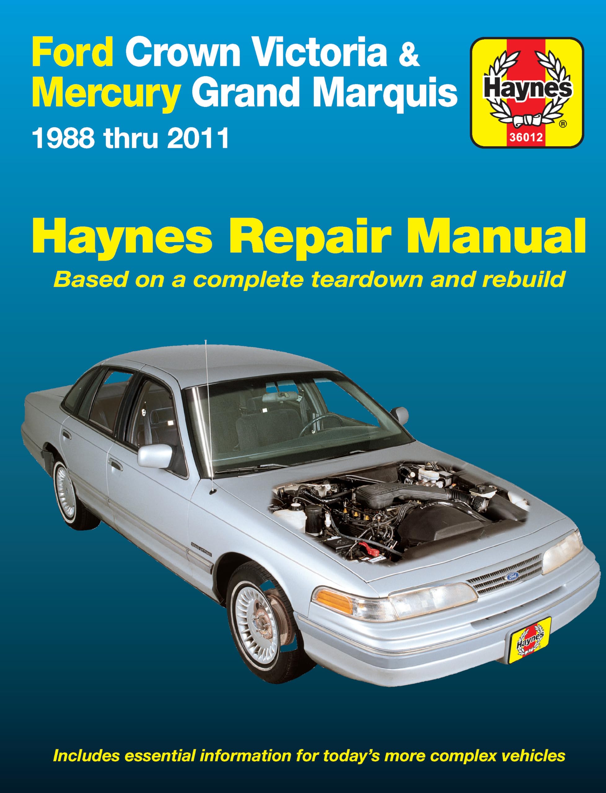 Ford Crown Victoria & Mercury Grand Marquis (88-11) (all fuel-injected models) Haynes Repair Manual (Does not include Mercury Marauder, 5.8L V8 engine or natural gas-fueled.)