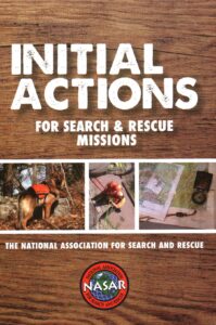 initial actions for search & recue missions (search and rescue)