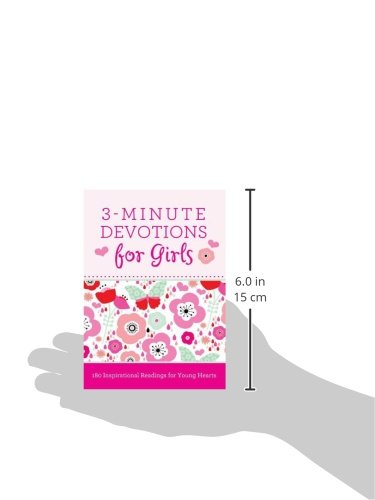 3-Minute Devotions for Girls: 180 Inspirational Readings for Young Hearts