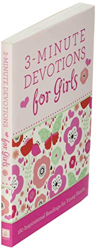 3-Minute Devotions for Girls: 180 Inspirational Readings for Young Hearts