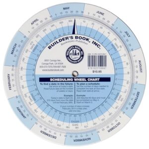 scheduling wheel chart