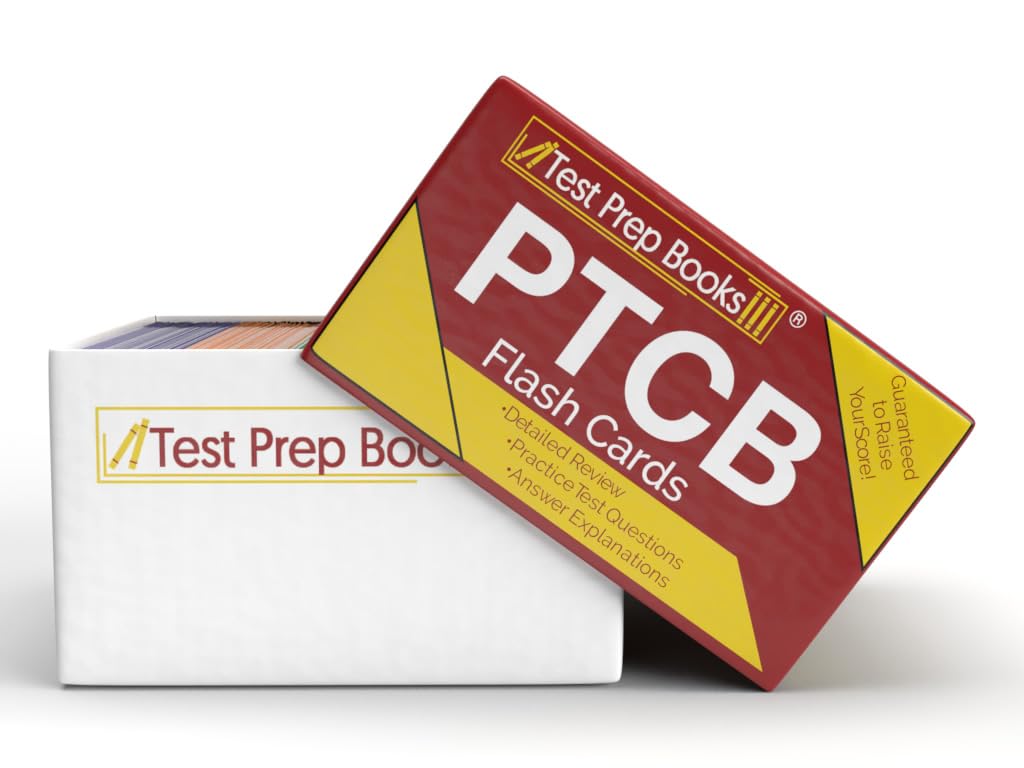 PTCB Exam Study Cards: PTCB Exam Prep 2025-2026 with Practice Test Questions for the Pharmacy Technician Certification Exam [3rd Edition]