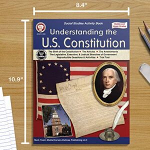 Mark Twain Understanding the US Constitution Workbook, Middle School History, Social Studies, American Civics and Government, Constitution of the United States, Classroom or Homeschool Curriculum