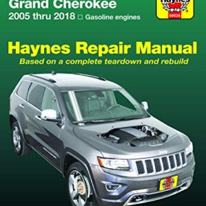 Jeep Grand Cherokee from 2005-2018 Haynes Repair Manual: (Does not include information specific to diesel engine models or 6.2L supercharged models) (Haynes Automotive)