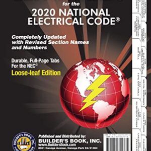 2020 National Electrical Code (NEC) Loose-Leaf BBI Fast-Tabs & Quick Formula Guide!