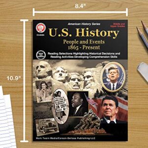 Mark Twain People and Events US History Workbook for Middle School, American History High School Books, Social Studies Classroom or Homeschool Curriculum