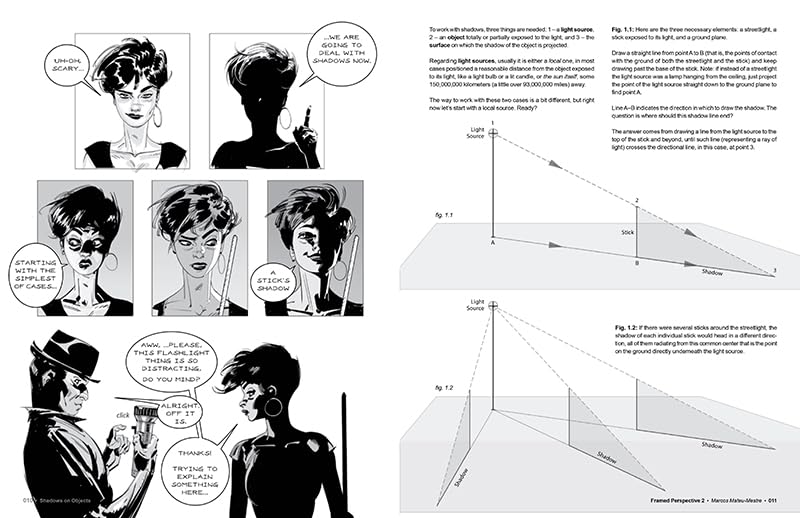 Framed Perspective Vol. 2: Technical Drawing for Shadows, Volume, and Characters