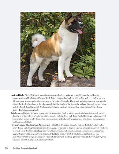 The New Complete Dog Book, 22nd Edition: Official Breed Standards and Profiles for Over 200 Breeds (CompanionHouse Books) American Kennel Club's Bible of Dogs: 920 Pages, 7 Variety Groups, 800 Photos