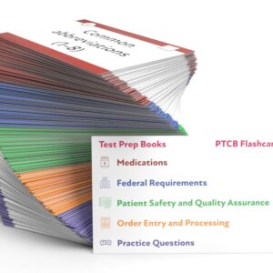 PTCB Exam Study Cards: PTCB Exam Prep 2025-2026 with Practice Test Questions for the Pharmacy Technician Certification Exam [3rd Edition]