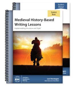 medieval history-based writing lessons, fifth edition (teacher/student combo)