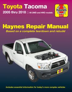 toyota tacoma (05-18) haynes repair manual