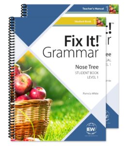 fix it! grammar: level 1 nose tree [teacher/student combo]