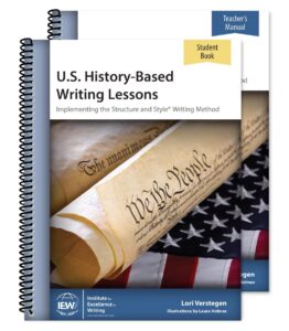 u.s. history-based writing lessons [teacher/student combo]