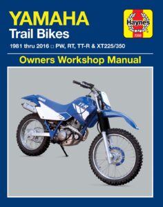 yamaha trail bikes (81 - 16) haynes repair manual (paperback)