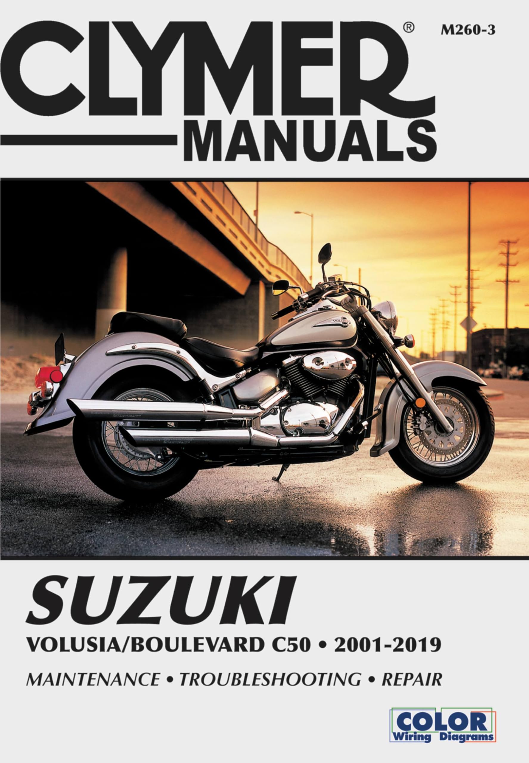 Suzuki Volusia/Boulevard C50 (2001-2019) Clymer Repair Manual: Maintenance * Troubleshooting * Repair (Clymer Powersport)