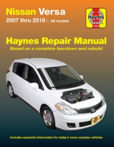 nissan versa for versa (2007-2019) haynes repair manual (usa) (paperback)