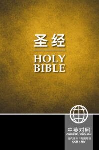 ccb (simplified script), niv, chinese/english bilingual bible, hardcover, black/gold (chinese edition)