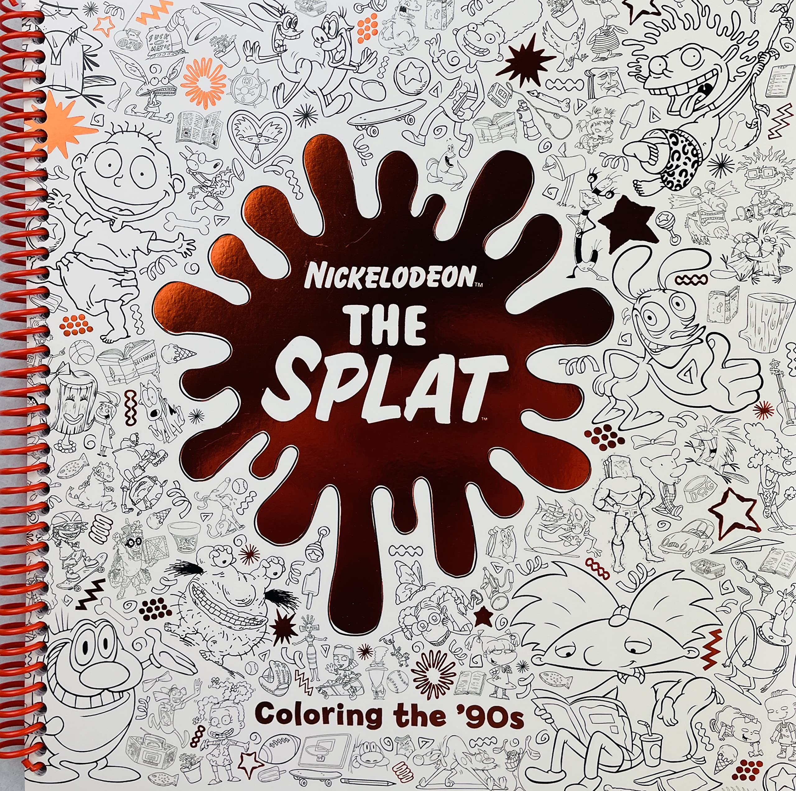 The Splat: Coloring the '90s (Nickelodeon) (Adult Coloring Book)