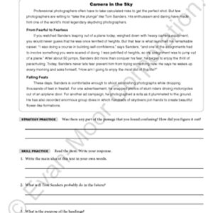 Evan-Moor Daily Reading Comprehension, Grade 7 - Homeschooling & Classroom Resource Workbook, Reproducible Worksheets, Teaching Edition, Fiction and Nonfiction, Lesson Plans, Test Prep