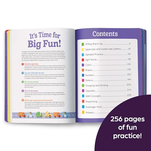 Kindergarten Big Fun Workbook: 256-Page Kindergarten Activity Book Full of Kindergarten Math, Reading, Writing Practice, Phonics, Puzzles and More (Highlights Big Fun Activity Workbooks)