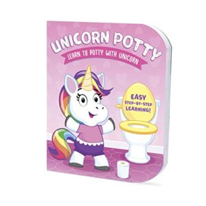 Unicorn Potty: Learn to Potty with Unicorn - Easy-to-Follow Step-by-Step Board Book, Make Potty Training Joyful and Magical! Encouraged for Children Ages 2 and Up (Potty Board Books)