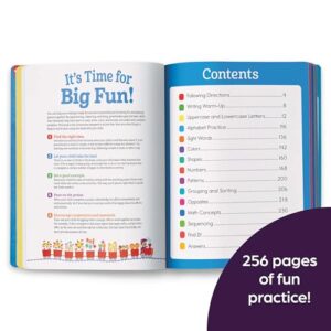 Preschool Big Fun Workbook: 256-Page Preschool Activity Book Full of Preschool Math, Language Arts, Writing Practice, Shapes Practice, Puzzles and More (Highlights™ Big Fun Activity Workbooks)