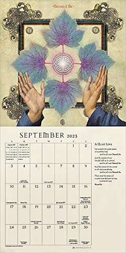 Celtic Blessings 2023 Wall Calendar: Illuminations by Michael Green