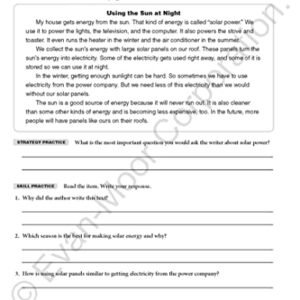 Evan-Moor Daily Reading Comprehension, Grade 4 - Homeschooling & Classroom Resource Workbook, Reproducible Worksheets, Teaching Edition, Fiction and Nonfiction, Lesson Plans, Test Prep