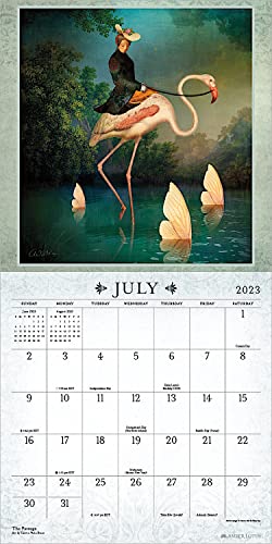 The Curious World of Catrin Welz-Stein 2023 Wall Calendar: A Surreal Fantasy Art Calendar