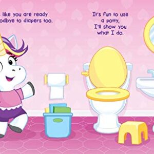 Unicorn Potty: Learn to Potty with Unicorn - Easy-to-Follow Step-by-Step Board Book, Make Potty Training Joyful and Magical! Encouraged for Children Ages 2 and Up (Potty Board Books)