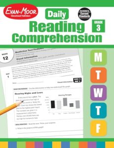 evan-moor daily reading comprehension, grade 3