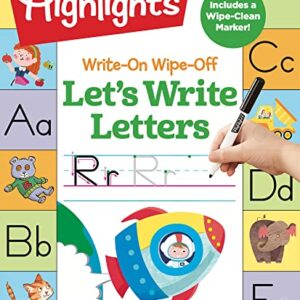 Write-On Wipe-Off Let's Write Letters (Highlights™ Write-On Wipe-Off Fun to Learn Activity Books)