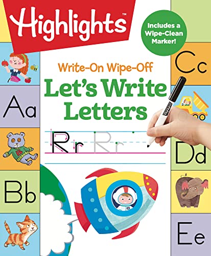 Write-On Wipe-Off Let's Write Letters (Highlights™ Write-On Wipe-Off Fun to Learn Activity Books)