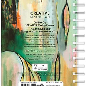 Creative Revolution 2022 - 2023 Weekly Planner: On-the-Go 17-Month Calendar with Pocket (Aug 2022 - Dec 2023, 5" x 7" closed)