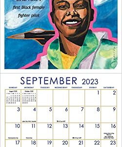 Women Who Rock Our World 2023 Wall Calendar | 12" x 24" Open | Amber Lotus Publishing