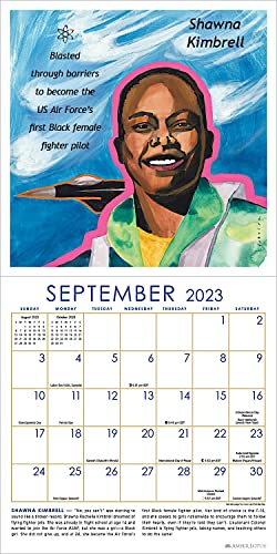 Women Who Rock Our World 2023 Wall Calendar | 12" x 24" Open | Amber Lotus Publishing