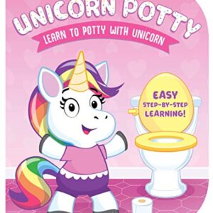 Unicorn Potty: Learn to Potty with Unicorn - Easy-to-Follow Step-by-Step Board Book, Make Potty Training Joyful and Magical! Encouraged for Children Ages 2 and Up (Potty Board Books)