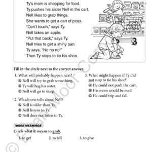 Evan-Moor Daily Reading Comprehension, Grade 1 - Homeschooling & Classroom Resource Workbook, Reproducible Worksheets, Teaching Edition, Fiction and Nonfiction, Lesson Plans, Test Prep