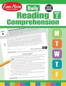 evan-moor daily reading comprehension, grade 2, teacher's edition, print (9781629384757)