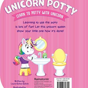 Unicorn Potty: Learn to Potty with Unicorn - Easy-to-Follow Step-by-Step Board Book, Make Potty Training Joyful and Magical! Encouraged for Children Ages 2 and Up (Potty Board Books)