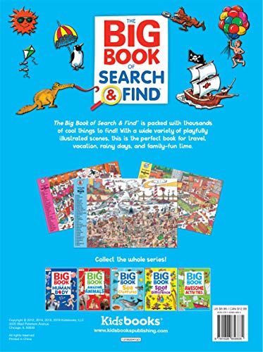 The Big Book of Search & Find-Packed with Hilarious Scenes and Amusing Objects to Find, a Fun Way to Sharpen Observation and Concentration Skills in Kids of all Ages (Search & Find-Big Books)