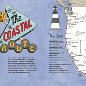 The Best Coast: A Road Trip Atlas: Illustrated Adventures along the West Coasts Historic Highways (Travel Guide to Washington, Oregon, California & PCH)