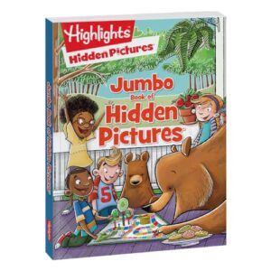 Jumbo Book of Hidden Pictures: Jumbo Activity Book, 200+ Seek-and-Find Puzzles, Classic Black and White Hidden Pictures Puzzles, Highlights Puzzle Book for Kids (Highlights Jumbo Books & Pads)