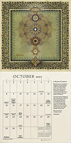 Celtic Blessings 2023 Wall Calendar: Illuminations by Michael Green