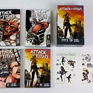 Attack on Titan Season 1 Part 1 Manga Box Set (Attack on Titan Manga Box Sets)