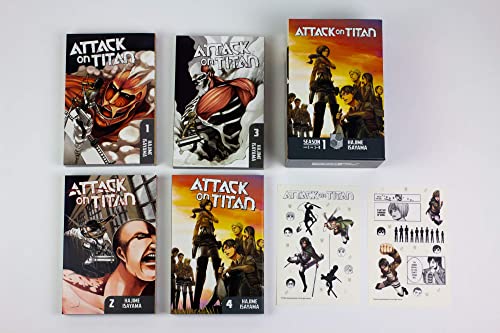 Attack on Titan Season 1 Part 1 Manga Box Set (Attack on Titan Manga Box Sets)