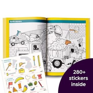 Things That Go Sticker Puzzles: Transportation Activity Book of Cars, Trucks, Planes and More, Hidden Pictures Puzzles with 280 Stickers for Kids 3 and Up (Highlights Sticker Hidden Pictures)