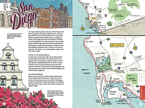 The Best Coast: A Road Trip Atlas: Illustrated Adventures along the West Coasts Historic Highways (Travel Guide to Washington, Oregon, California & PCH)